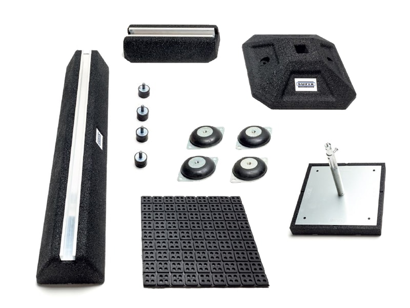 Supporting and fixing solutions for HVAC equipment - Sufix